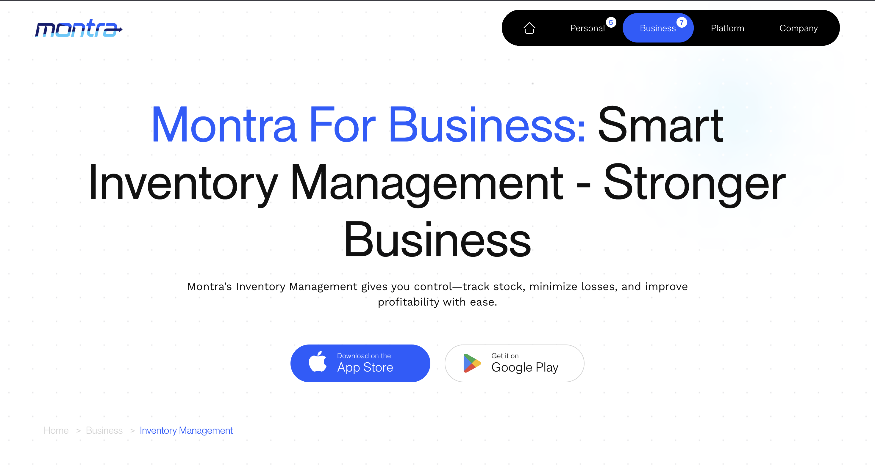 Montra for Business: Smart Inventory Management | Montra Personal