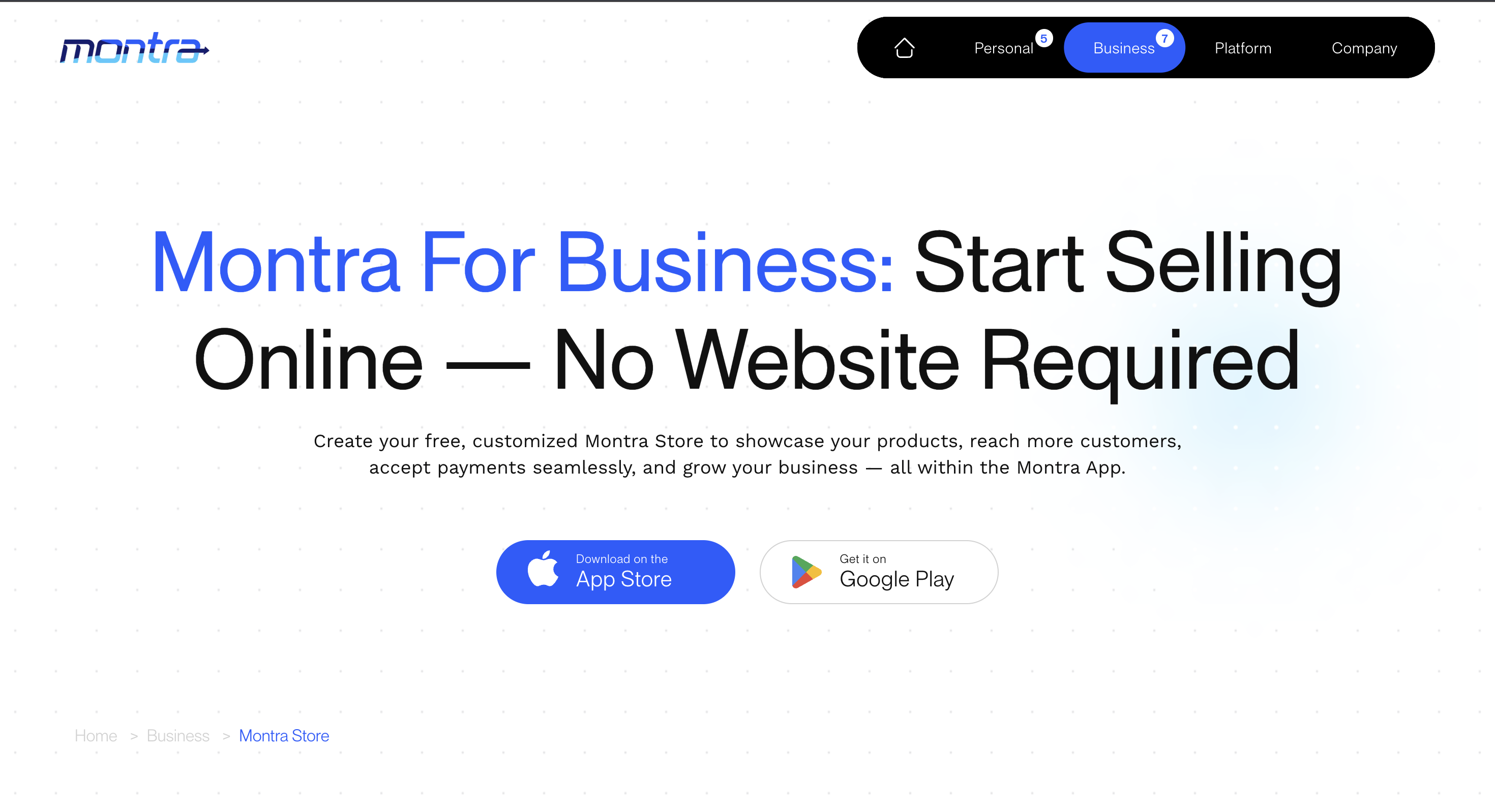 Montra Store – Launch Your Free Online Shop Within the App | Montra ...